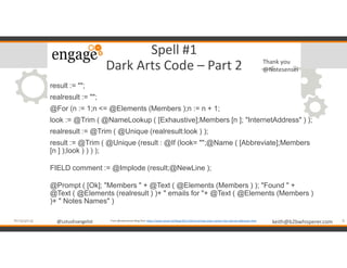 Domino Administration Wizardry - Dark Arts Edition | PPT