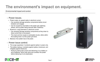 Pace IT - Environmental Impact and Control | PPT