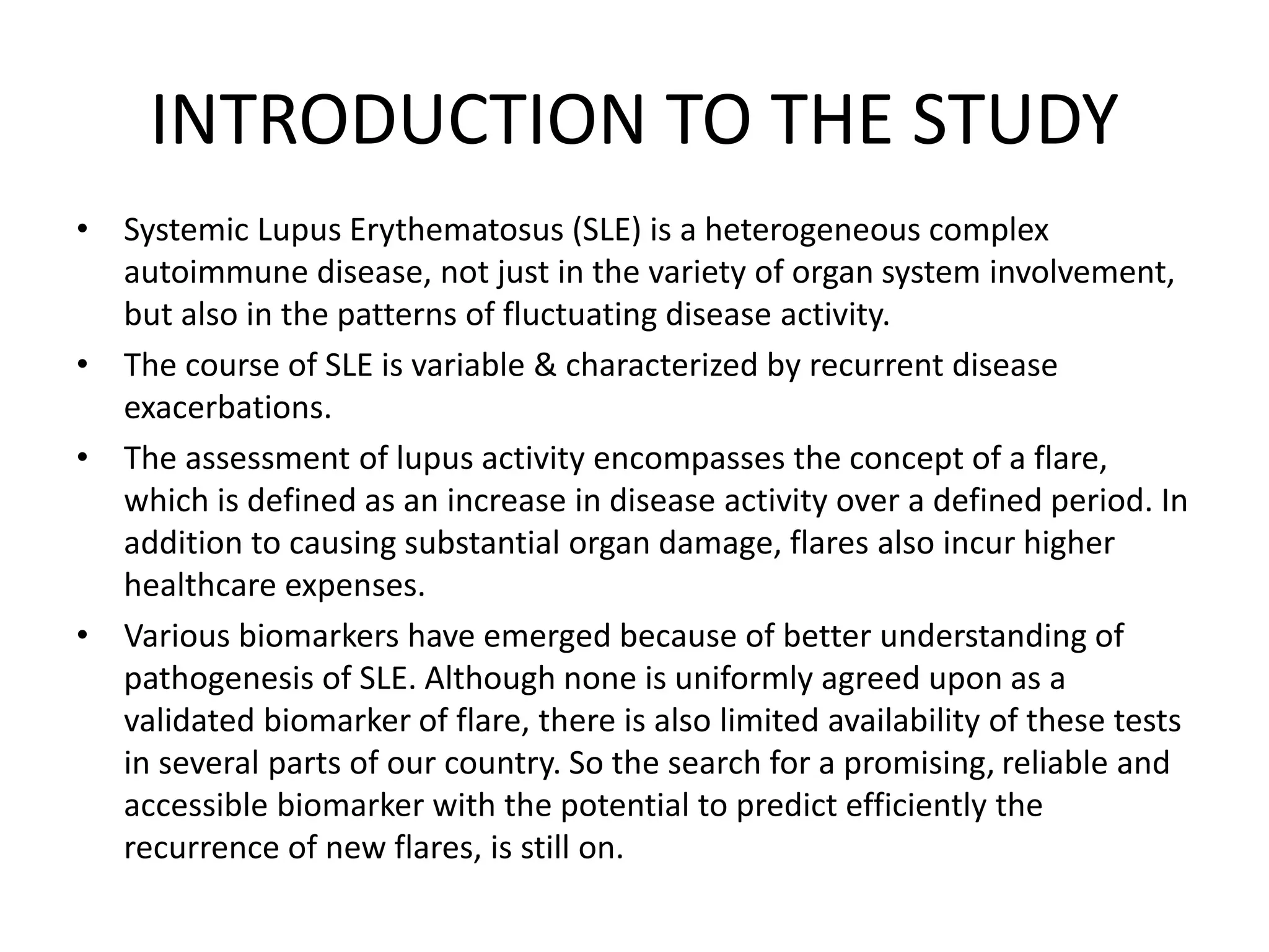 A study on correlation of serum ferritin and disease activity of lupus.pptx