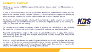 KBS MANIAN & BROS PVT LTD | PPTX