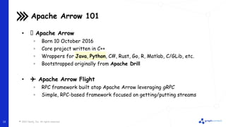 Achieve Blazing-Fast Ingest Speeds with Apache Arrow | PPT