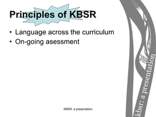 Kbsr Updated | PPT