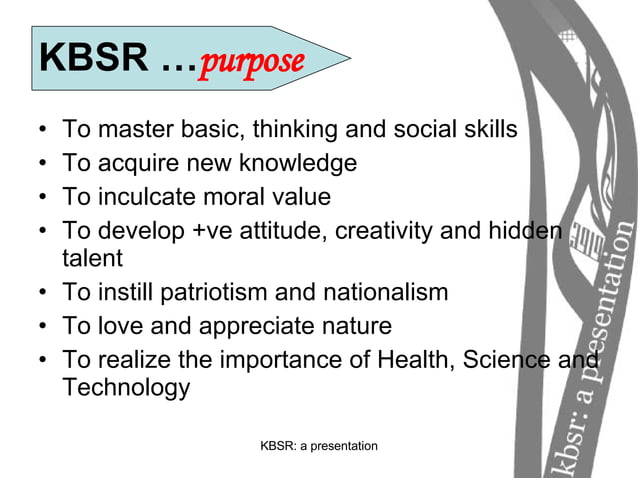 Kbsr Updated | PPT