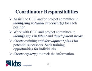 Community Bankers' Guide to Succession Planning for Success | PPT