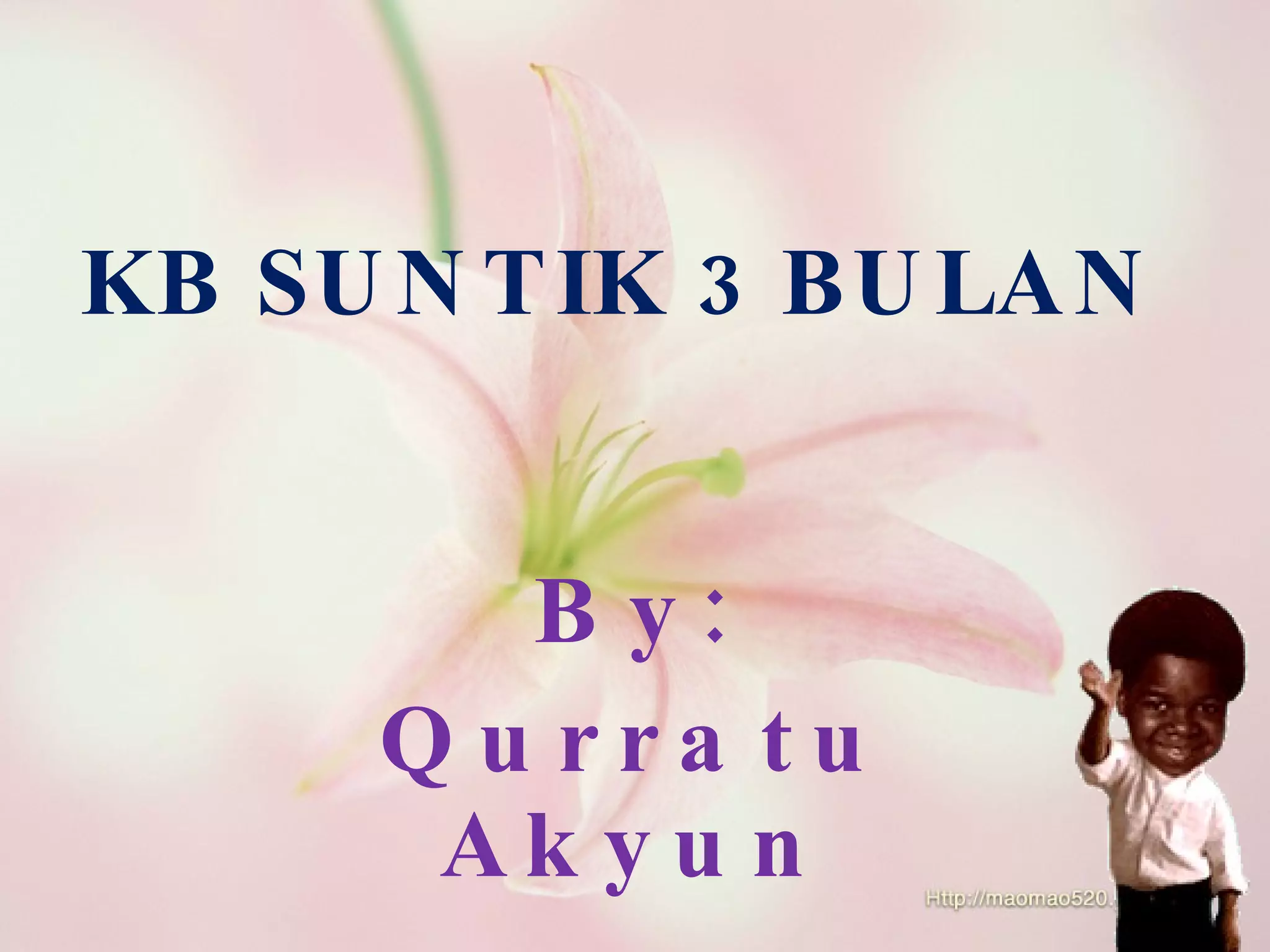 Kb suntik 3 bulan PPT | PPT