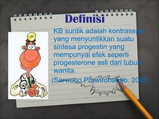 Kb suntik 3 bulan PPT | PPT