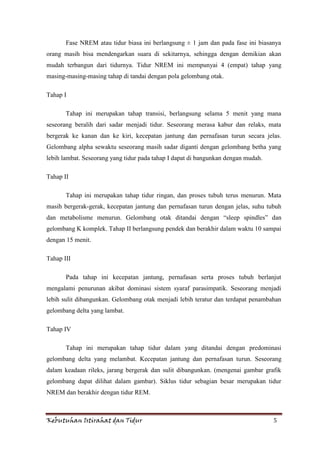 kebutuhan tidur | PDF