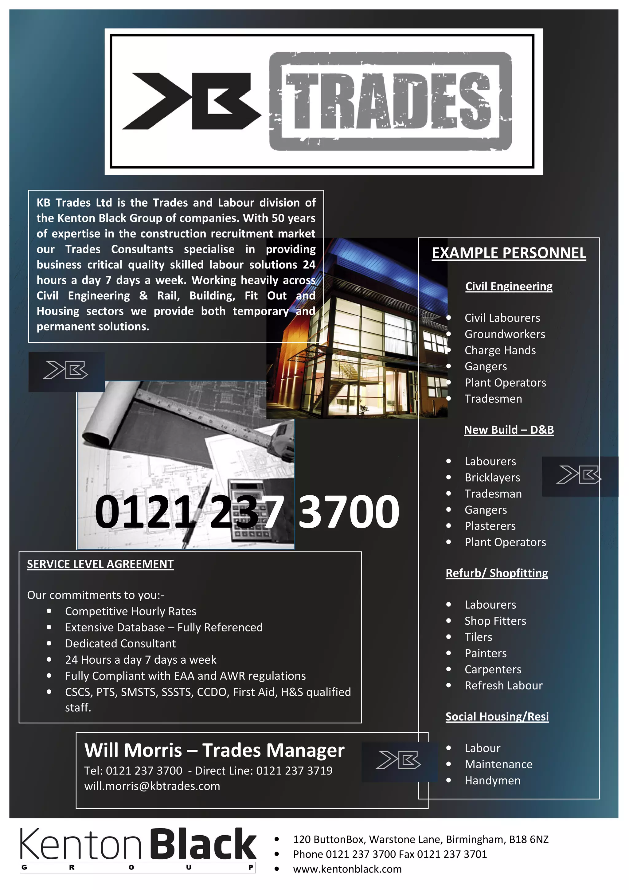 Kb Trades Flyer | PDF