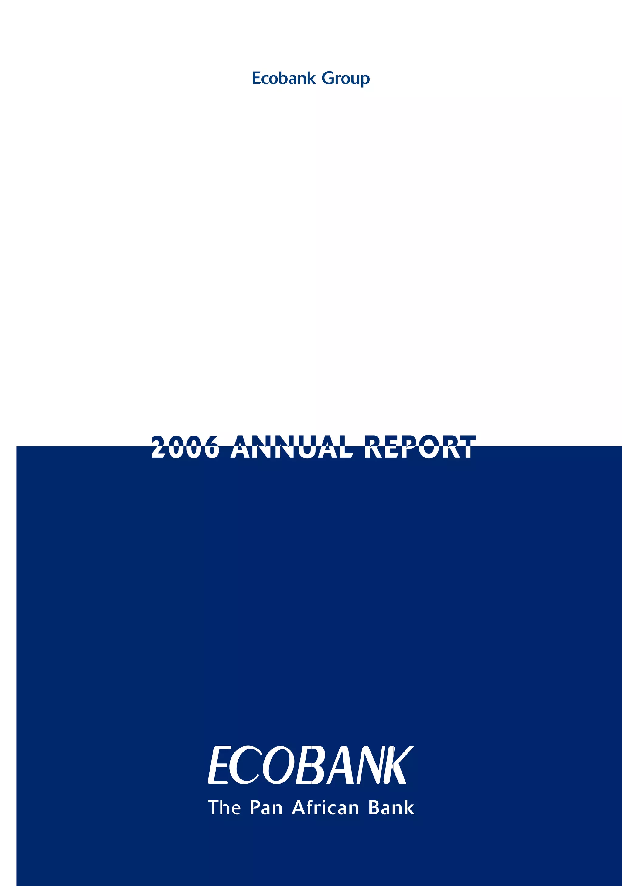 Ecobank annual report 2006 | PDF