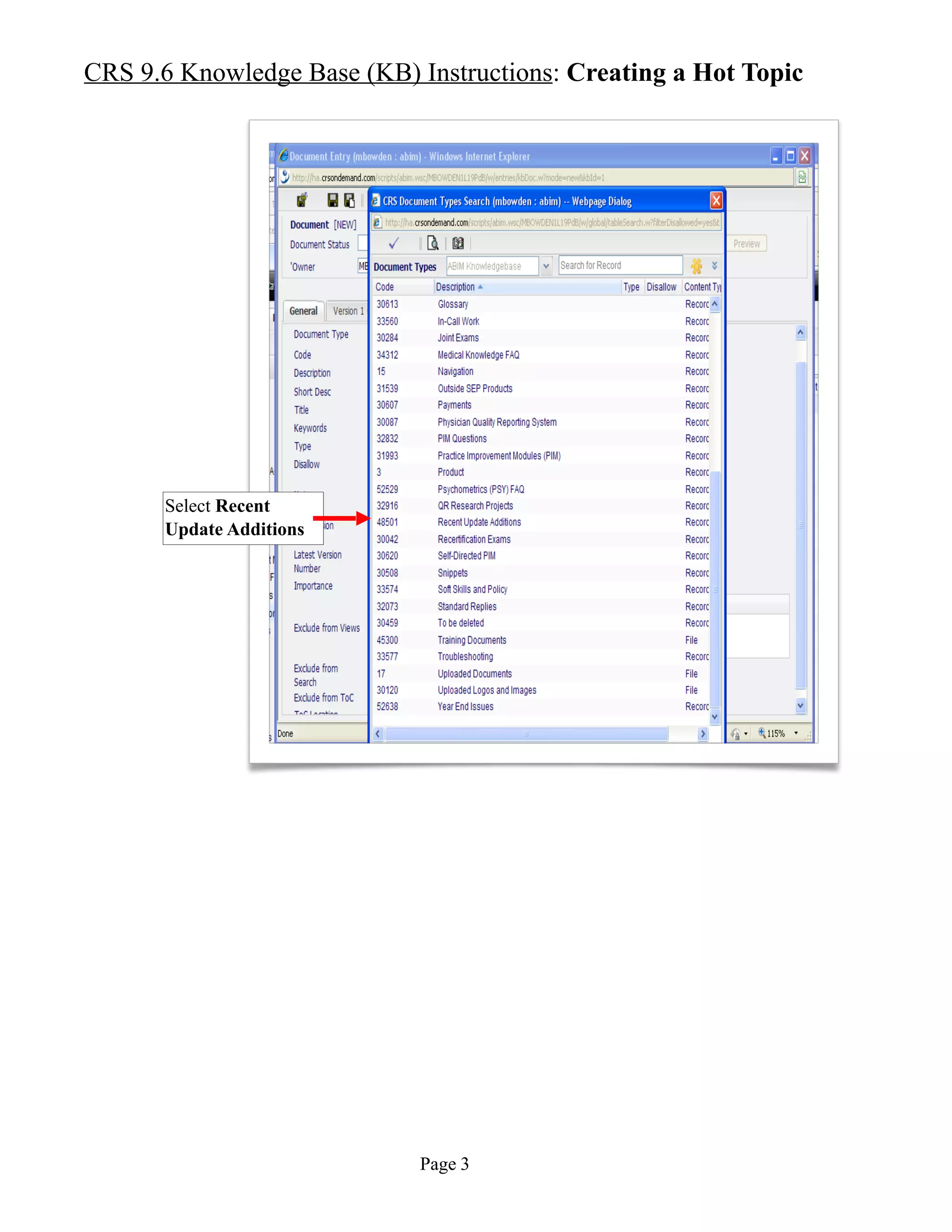 KB work instructions sample | PDF