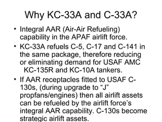 KC-33 Cargo/Tankers: Not Flimsy Airliners | PPT