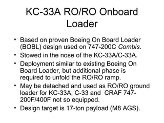 KC-33 Cargo/Tankers: Not Flimsy Airliners | PPT