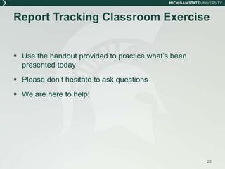 Re-budgeting & Report Tracking in KC | PPT