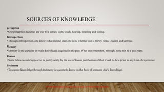KNOWLEDGE AND CURRICULUM | PPTX