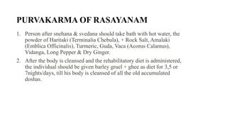 Rasayana in ayurveda | PPTX