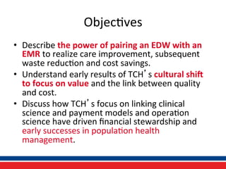 Adding Value to the EMR: A Clinical Perspective | PDF