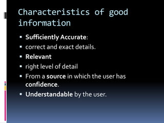 Training and Information | PPTX