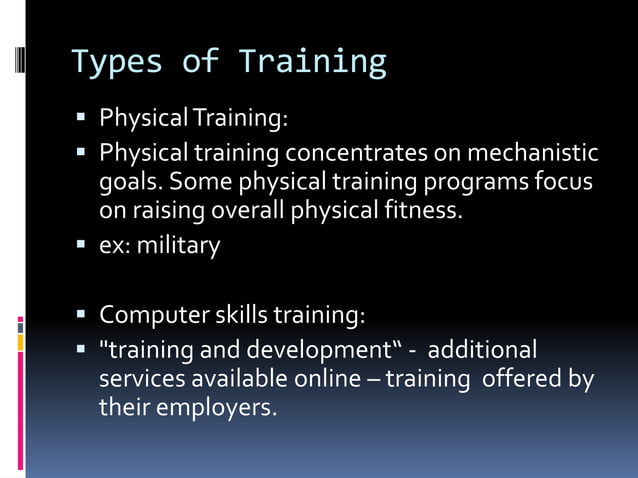 Training and Information | PPTX