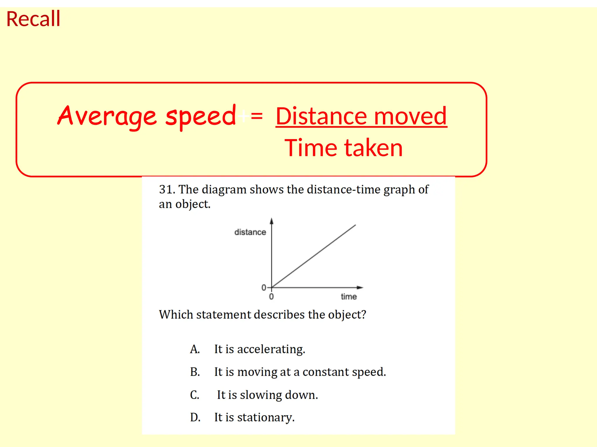 The concept of Acceleration for Grade 9 IGCSE | PPTX
