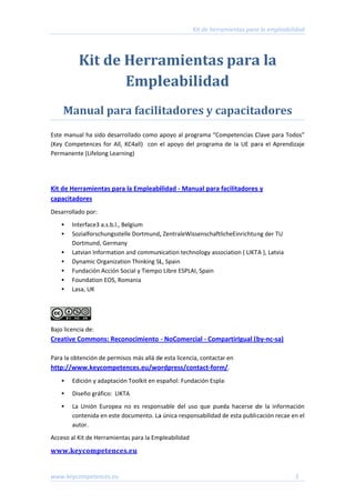 Kit de herramientas para la empleabilidad | PDF