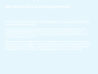 The Vectors How to add and find the res | PPT