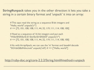 Byte manipulation in ruby | PDF