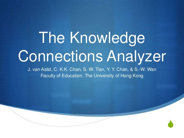 Knowledge Connections Analyzer