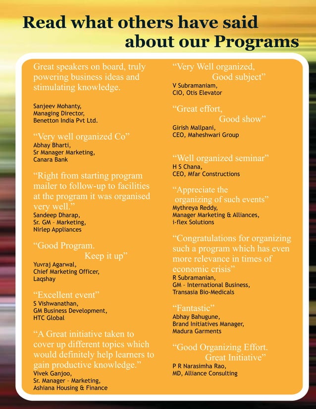 Kcap brochure | PDF | Business Expos & Conferences | Events