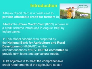 kisan credit card (KCC) | PPTX