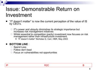 Kcc 3 Key Issues Facing Is | PPT | Business | Business and Finance
