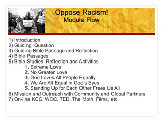 Kcc module oppose racism | PPT