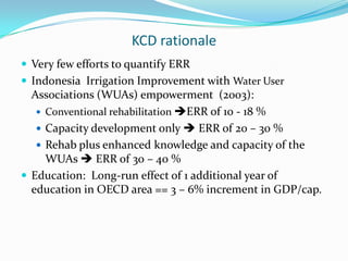 Knowledge and Capacity Development | PPTX