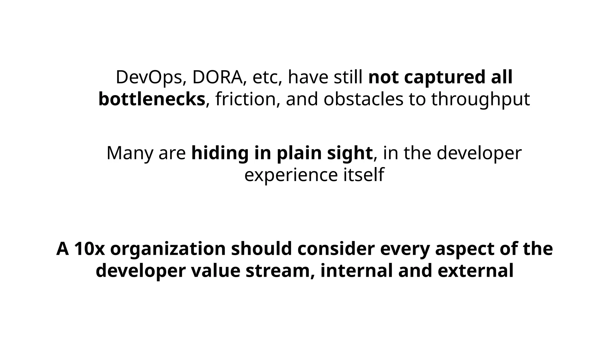 Improving Developer Productivity With DORA, SPACE, and DevEx | PPT