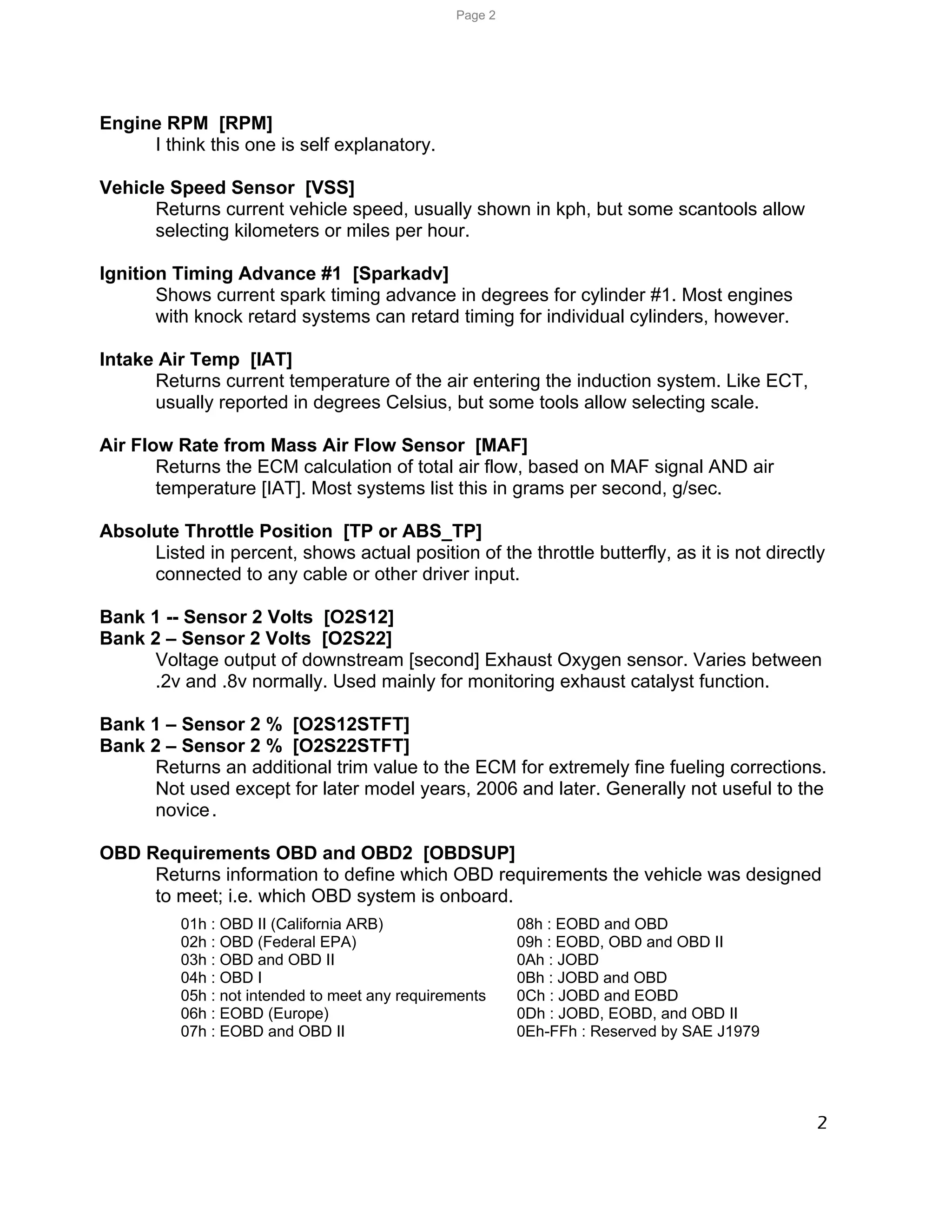 On board diagnostic ii obd ii (compilado) | PDF