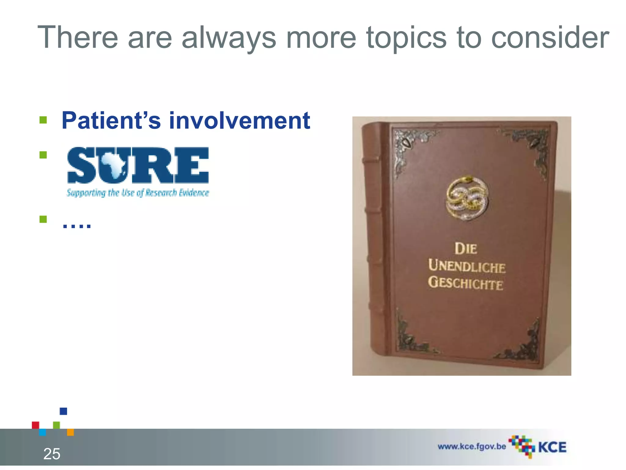 Introduction to KCE methods guides | PPT