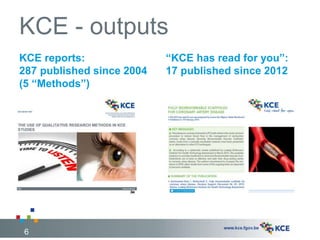 Introduction to KCE methods guides | PPT