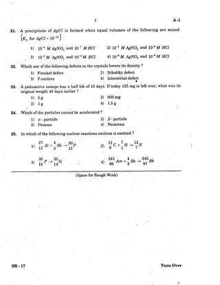 KCET Chemistry - 2005 Question Paper | PDF