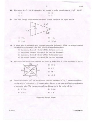 KCET Chemistry - 2008 Question Paper | PDF