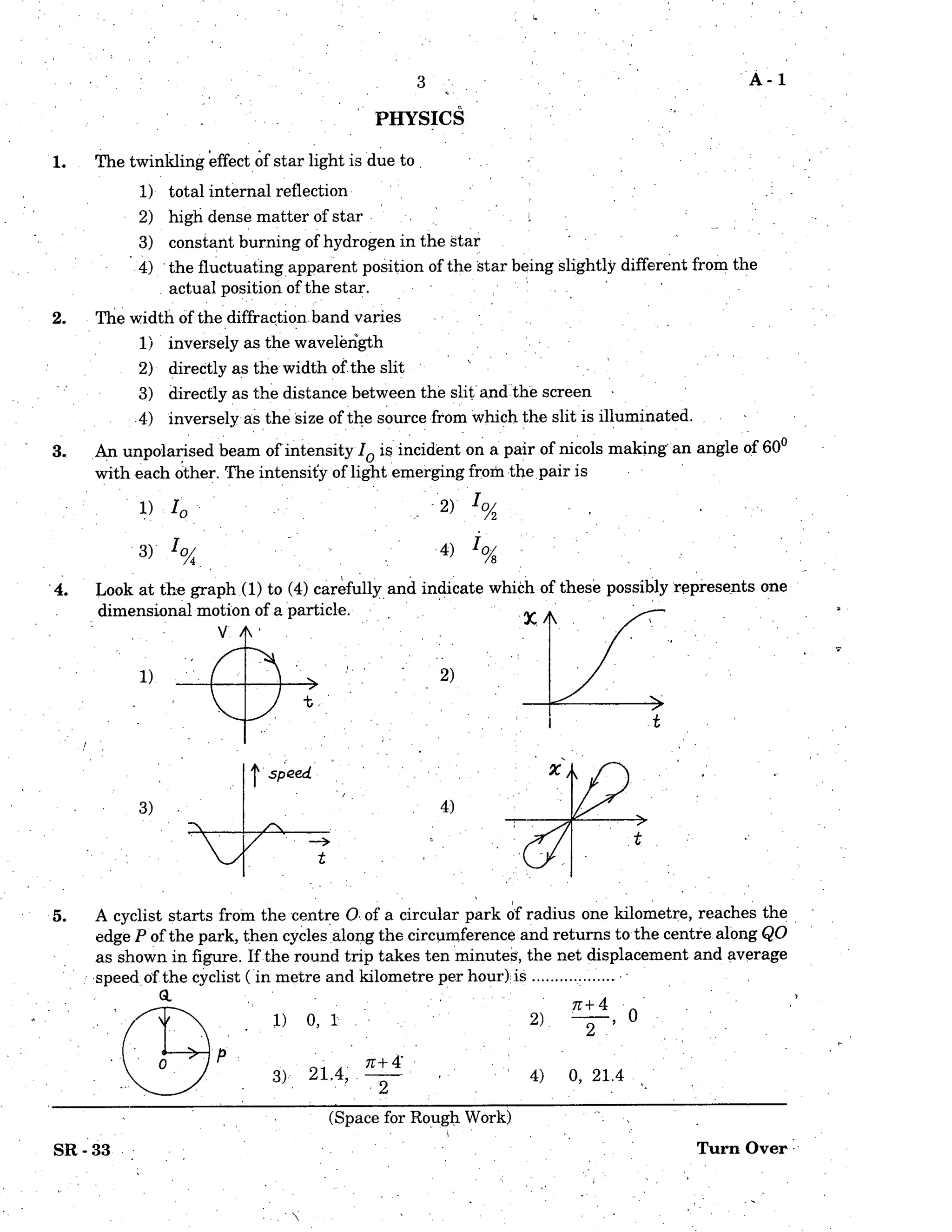 KCET Physics - 2006 Question Paper | PDF