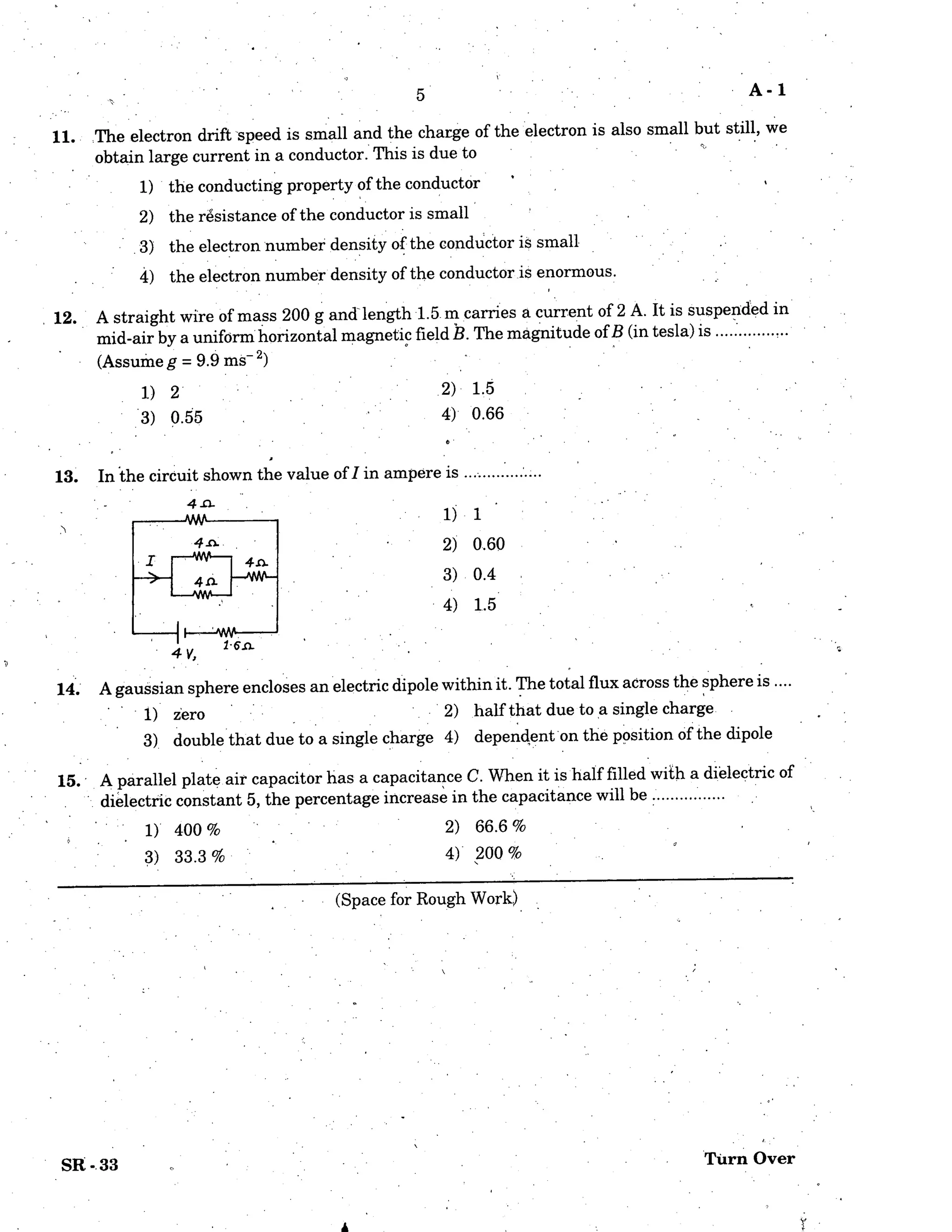 KCET Physics - 2006 Question Paper | PDF