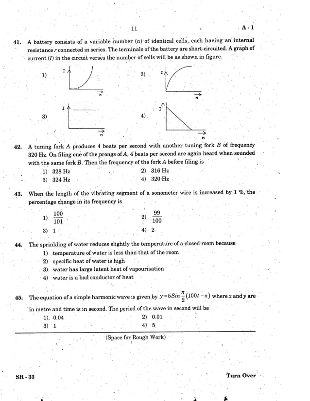 KCET Physics - 2006 Question Paper | PDF