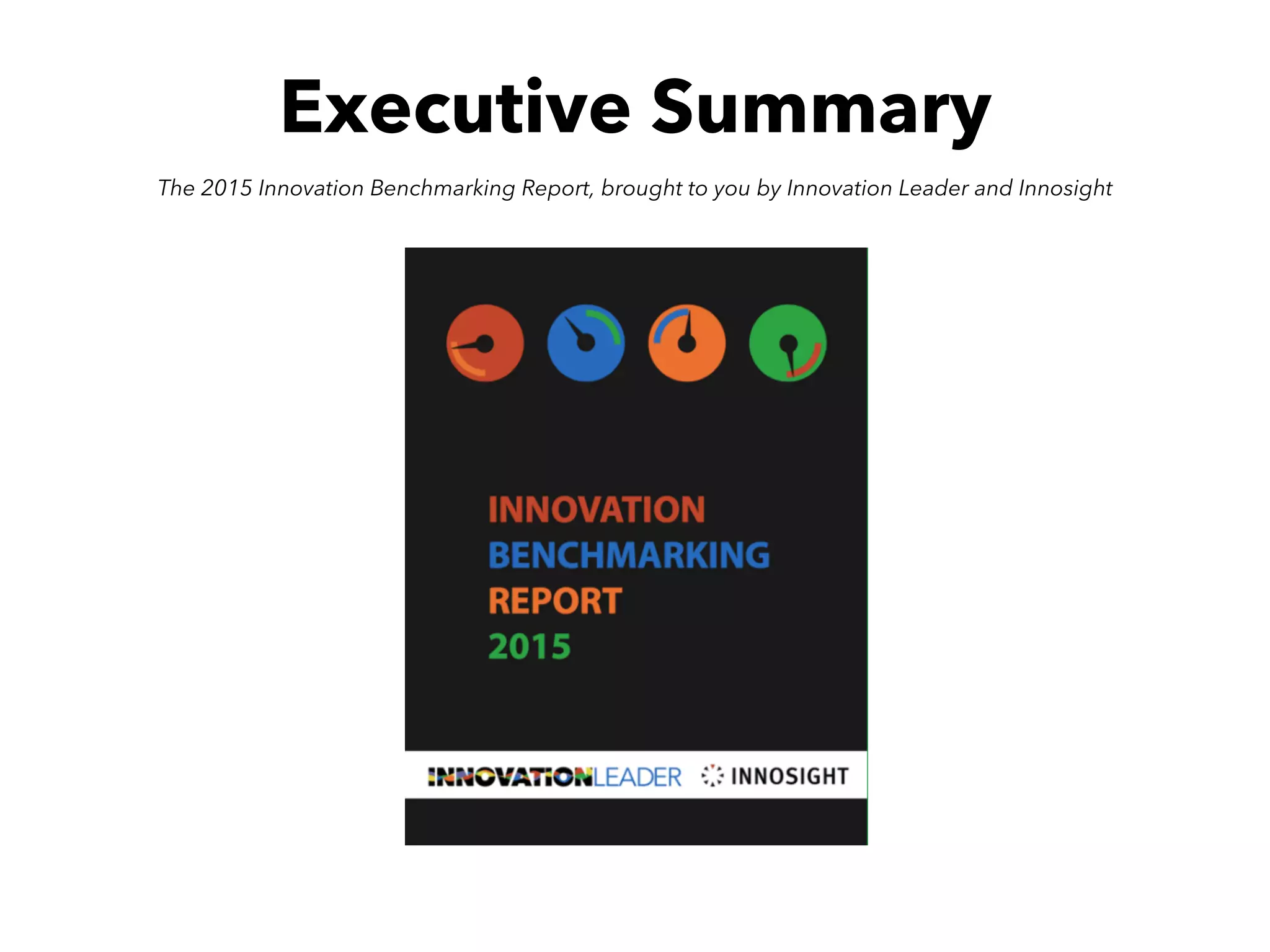 2015 benchmarking-summary | PPT