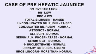 jaundice - bilirubin metabolism, jaundice classification | PDF