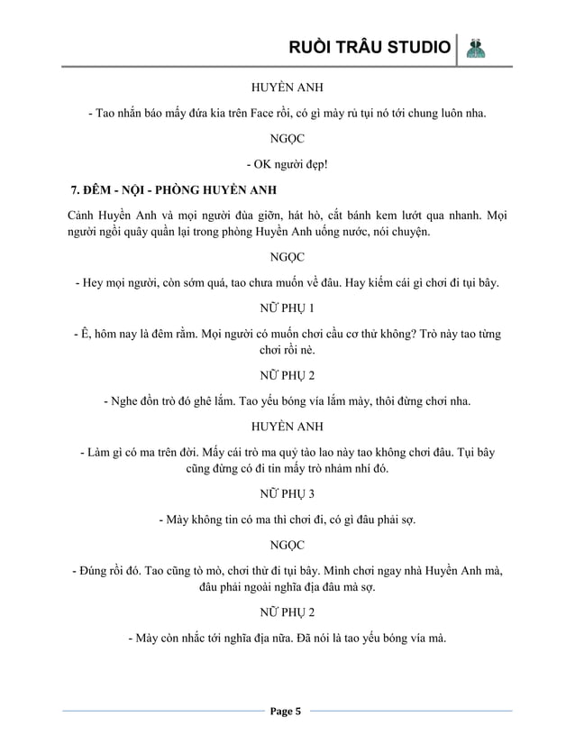 Kịch Bản Phim Ngắn Sau Lưng Một Cô Gái Pdf