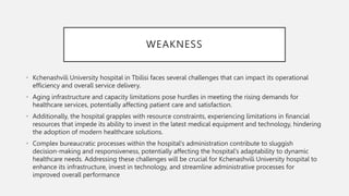 Kchenashvili University hospital presentation | PPTX