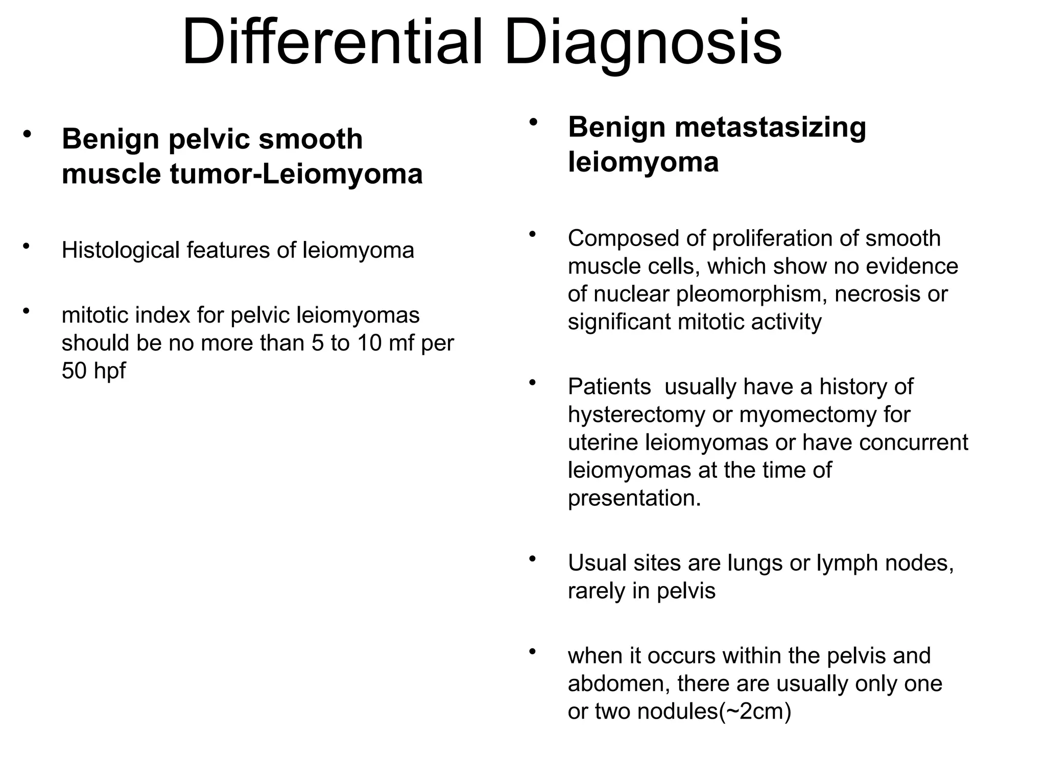 Bening pelvic smooth muscle tumor leiomyoma.pptx