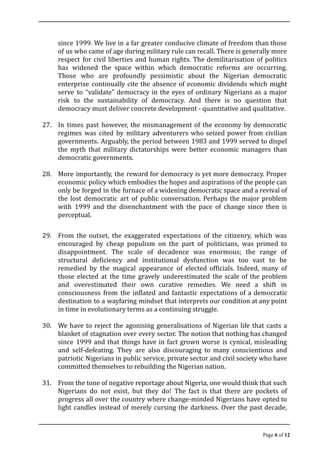 CHALLENGE OF DEMOCRATIC LEADERSHIP: Continuity and Change in Nigeria | PDF