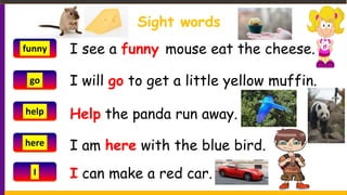 ESL Lesson: Sight Words | PPT