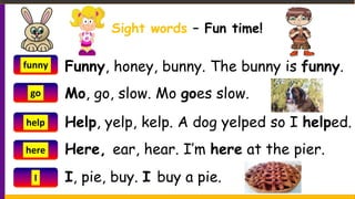 ESL Lesson: Sight Words | PPT