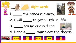 ESL Lesson: Sight Words | PPT